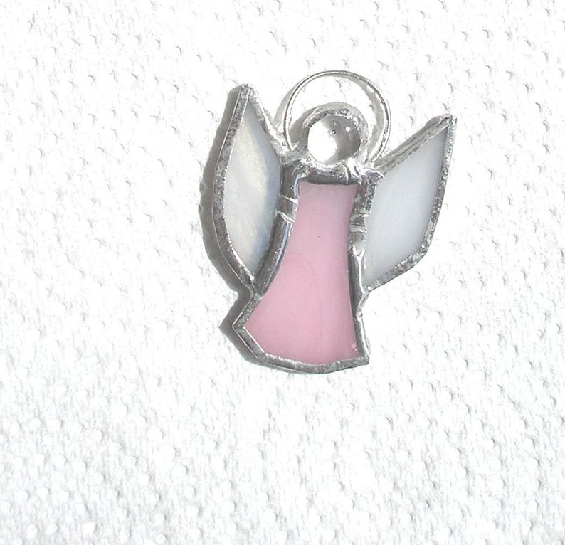 Mini Stained Glass Angel Suncatcher Angel Art Handmade - Etsy