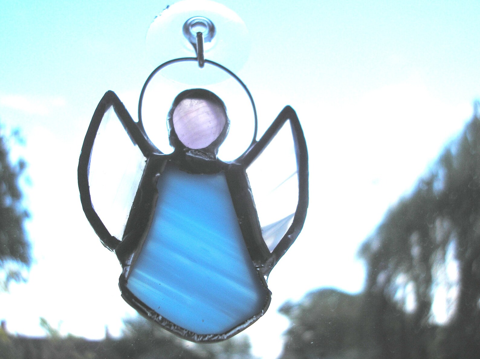 Mini Stained Glass Angel Suncatcher Angel Art Handmade | Etsy