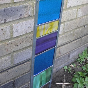 A Stained Glass Panelled Trellis Structure for the Garden, Handmade and ...