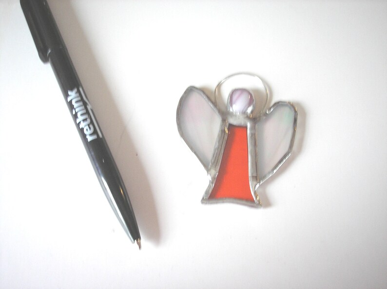 Mini Stained Glass Angel Suncatcher Angel Art Handmade - Etsy