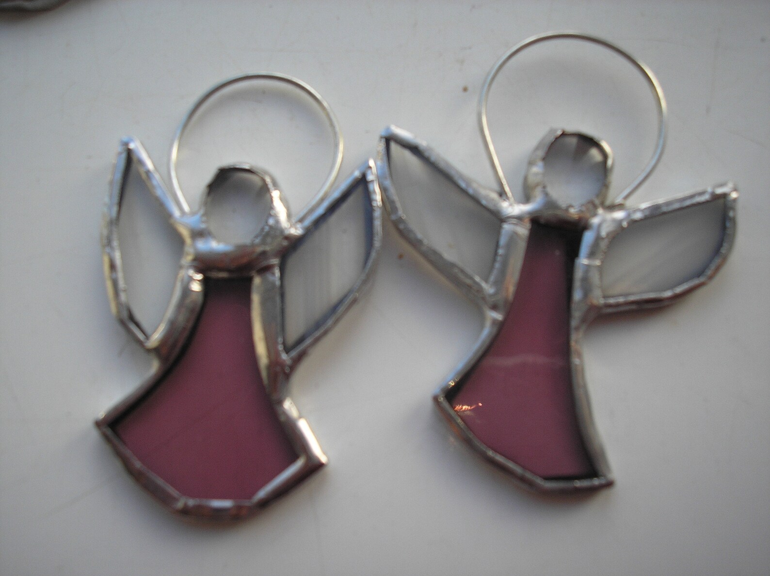 Mini Stained Glass Angel Suncatcher Angel Art Handmade | Etsy