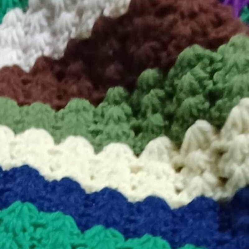 Multi Colored Throw - Etsy