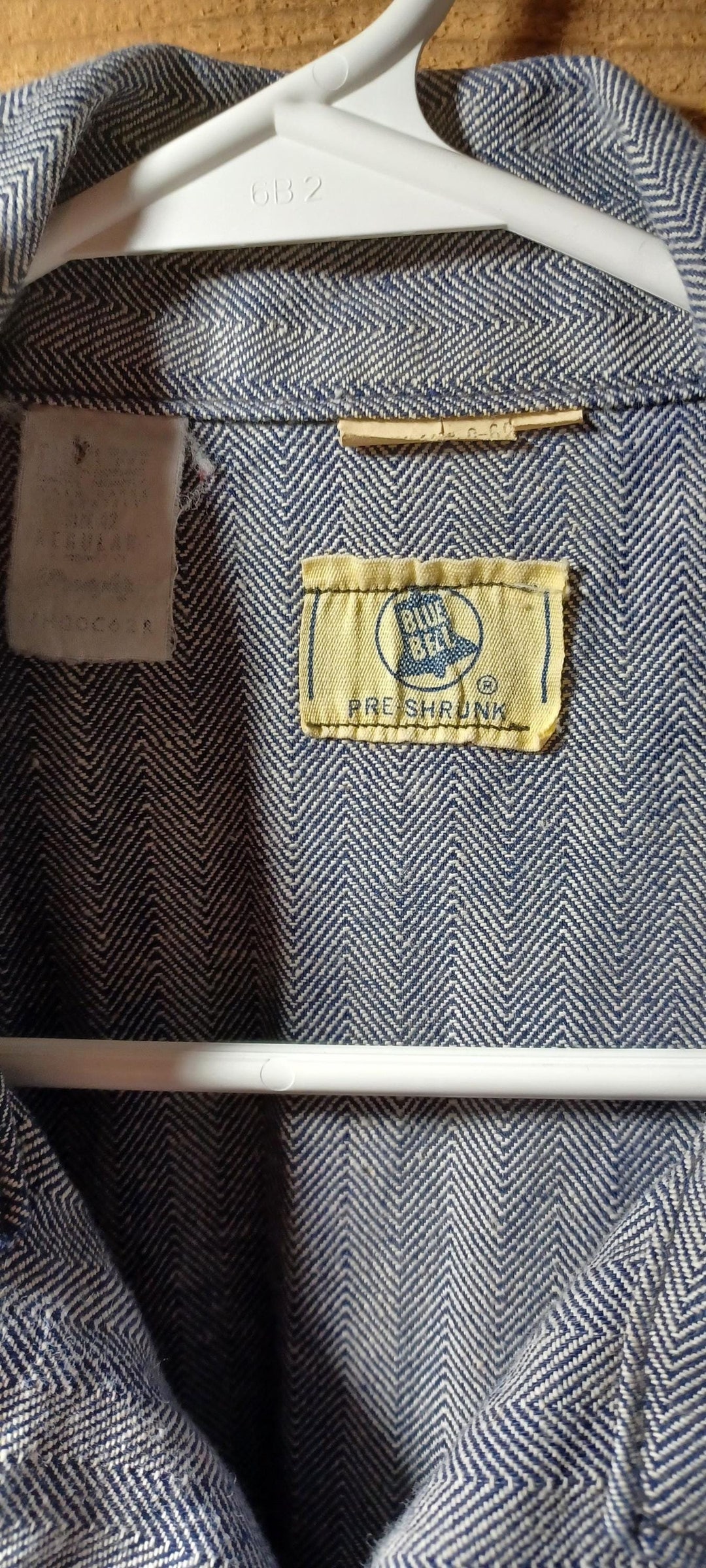 Vintage 1950s Blue Bell Denim Herringbone Overalls - Etsy