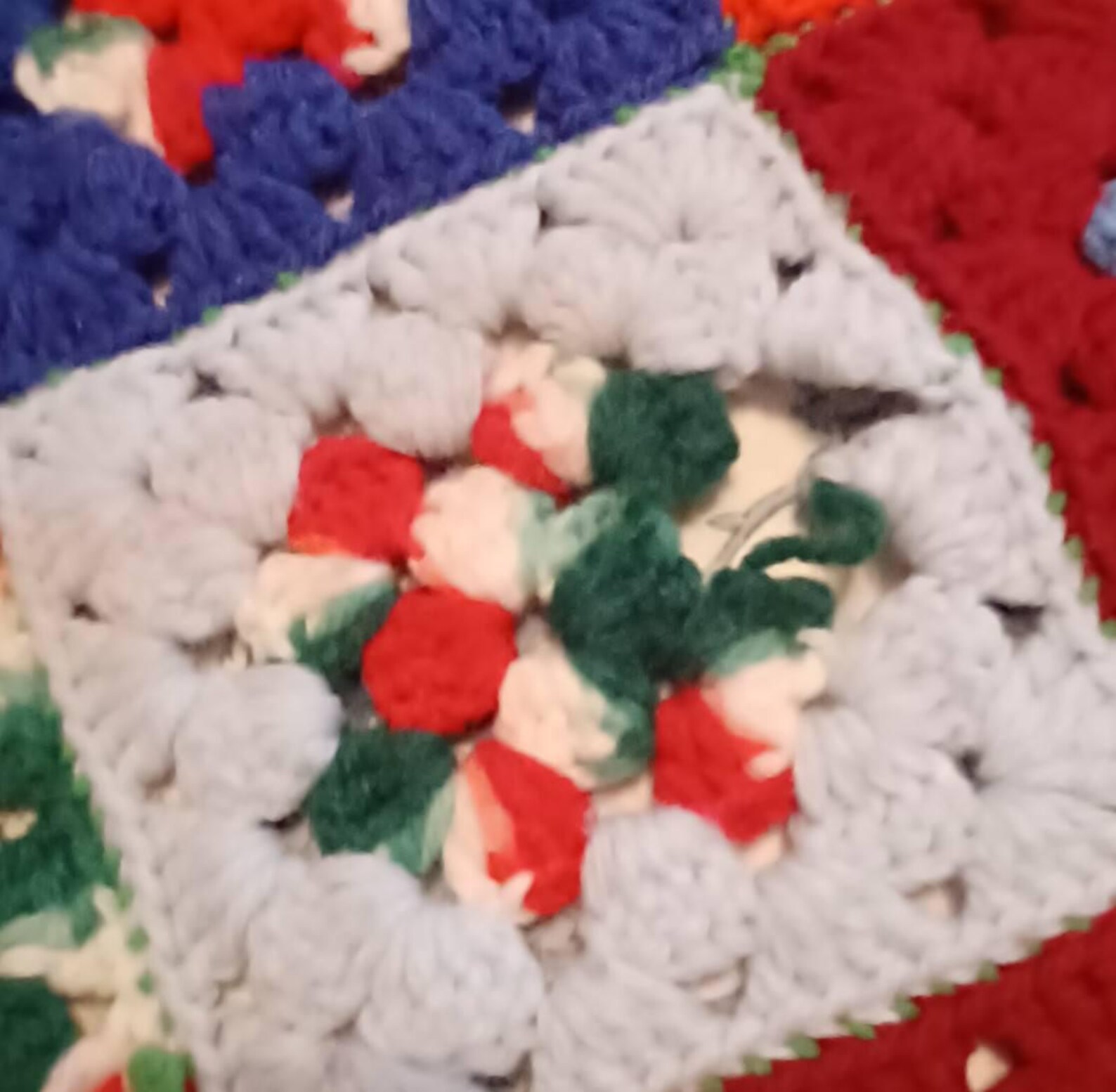 Vintage 1970's Roseanne - the Conner's Handmade Colorful Crocheted ...