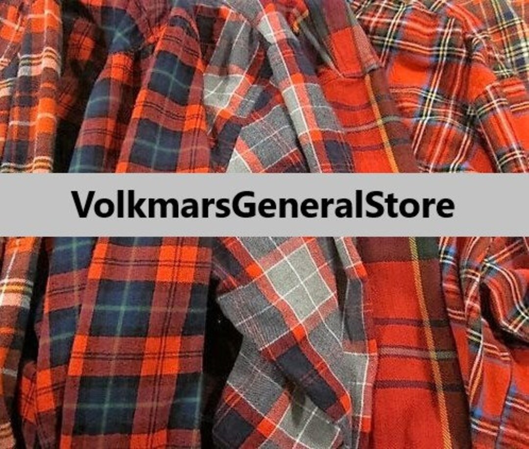 Flannels One Flannel Shirt Pick Color and Size From the Drop Down Menus ...