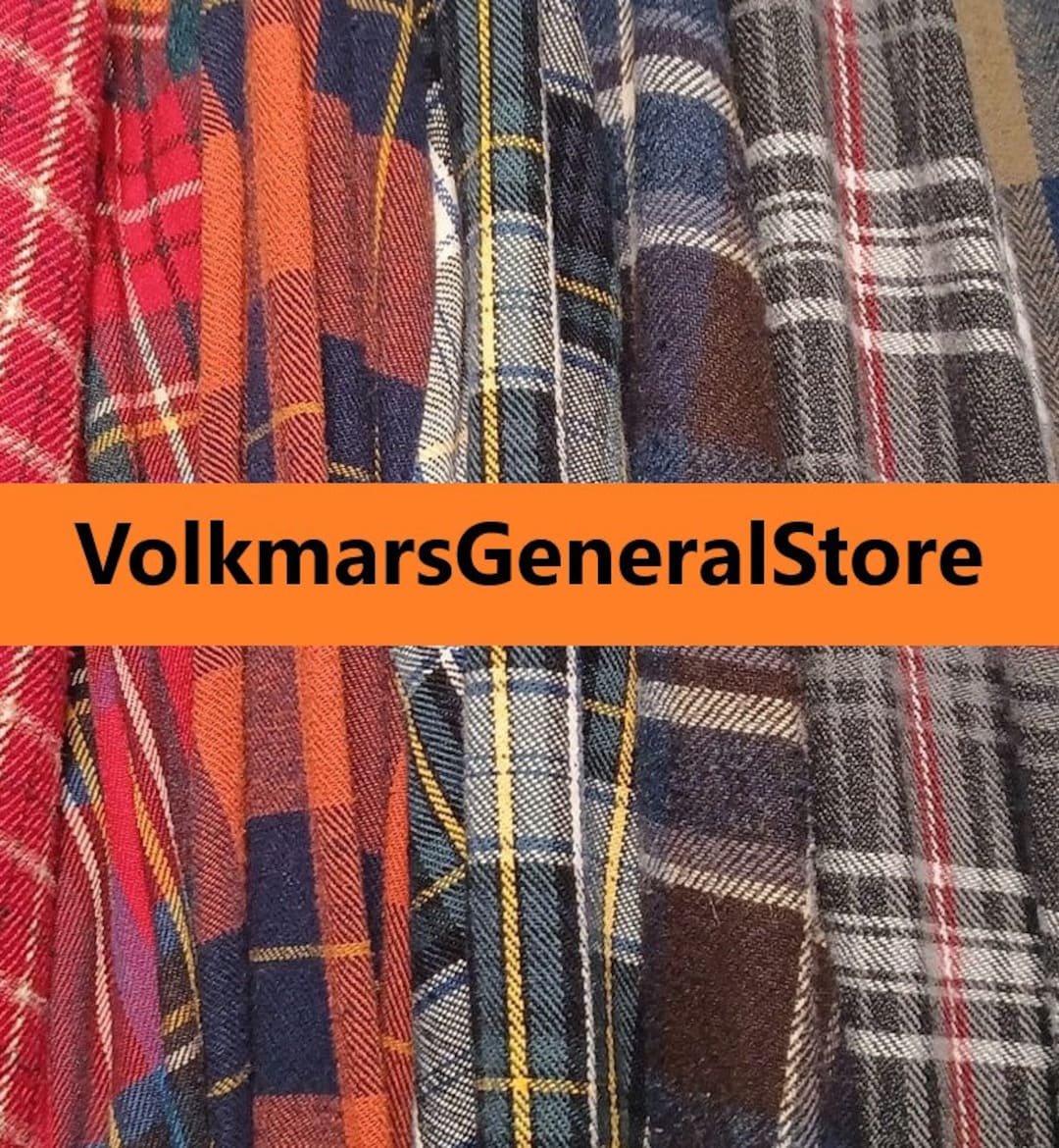 Cotton Flannels Flannel Shirts Vintage Pick Color & Size From Drop Down ...