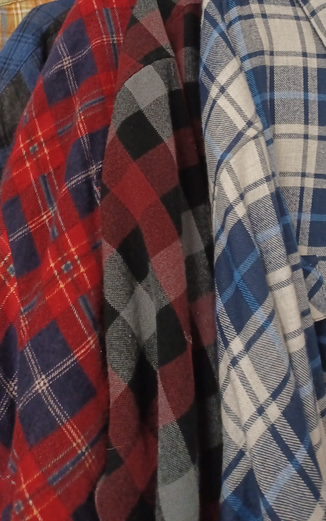 Flannel Shirt Sale Oversized Durable Worn in Flannels for Work Play ...