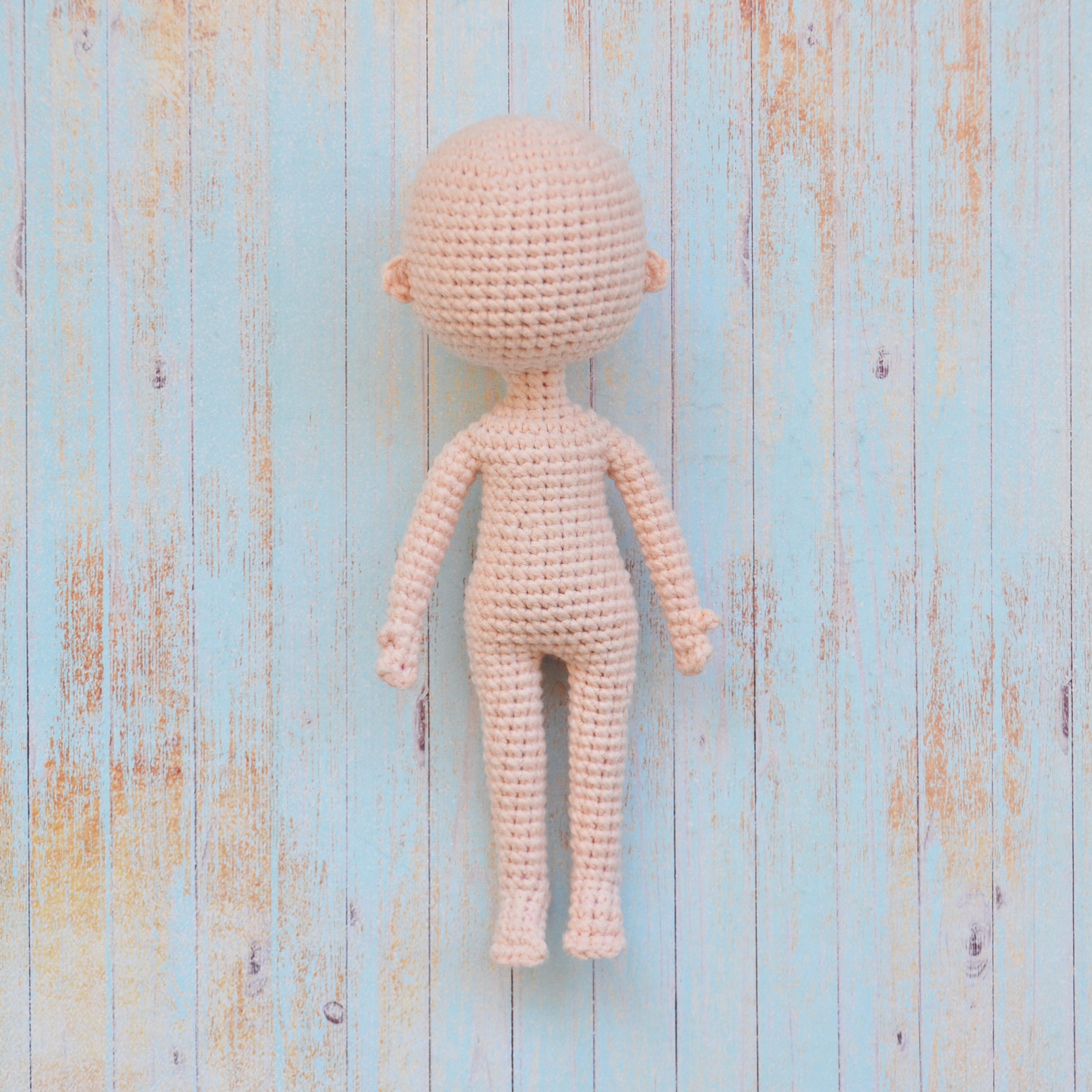 Crochet Body Doll PATTERN, Amigurumi Dolls Tutorials, Stuffed Dolls ...