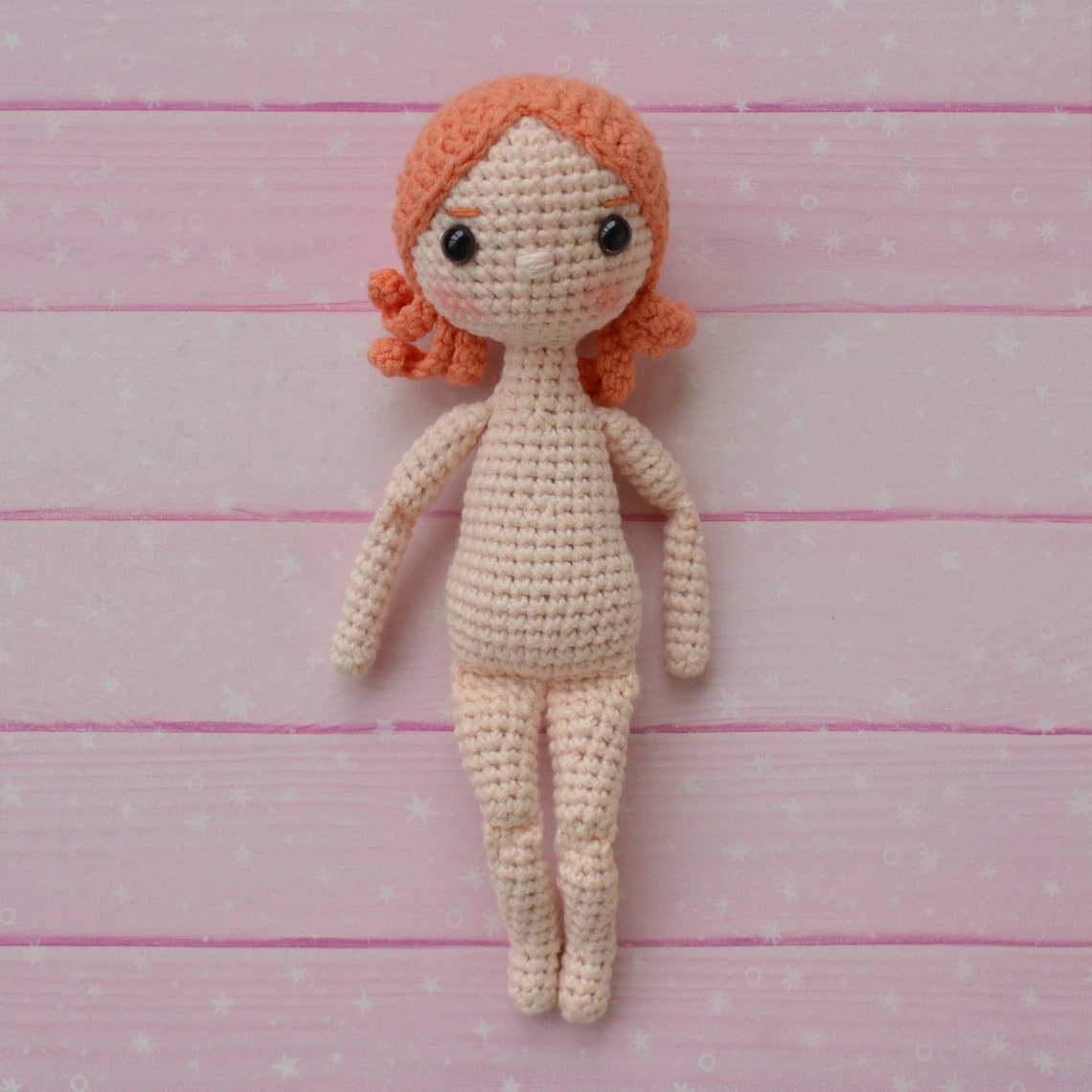 PATTERN Crochet Play Dolls Amigurumi Dolls Tutorials Stuffed - Etsy