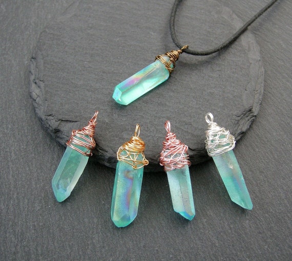 Aqua aura pendant store