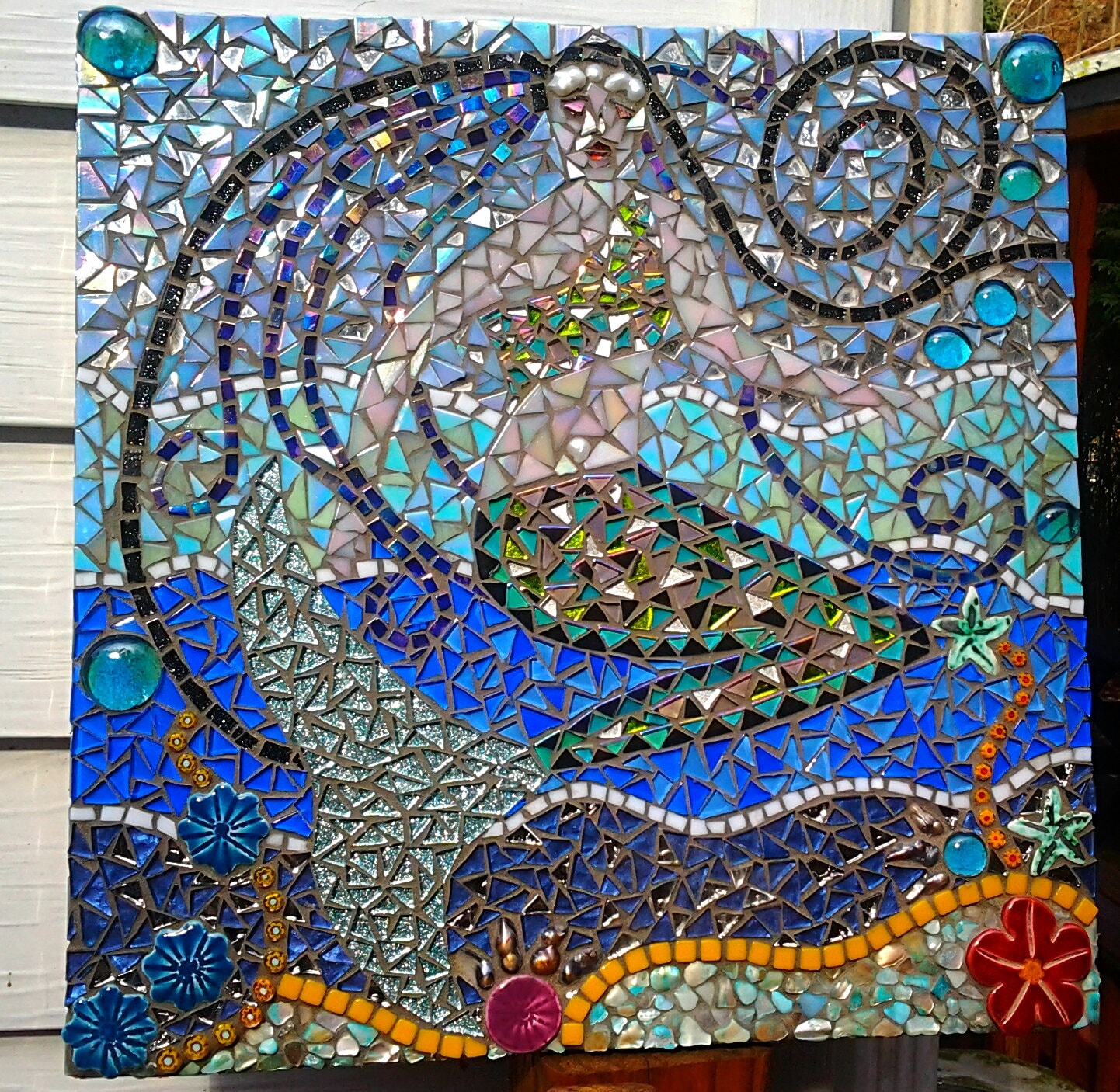 Mermaid Mosaic Tile Patterns