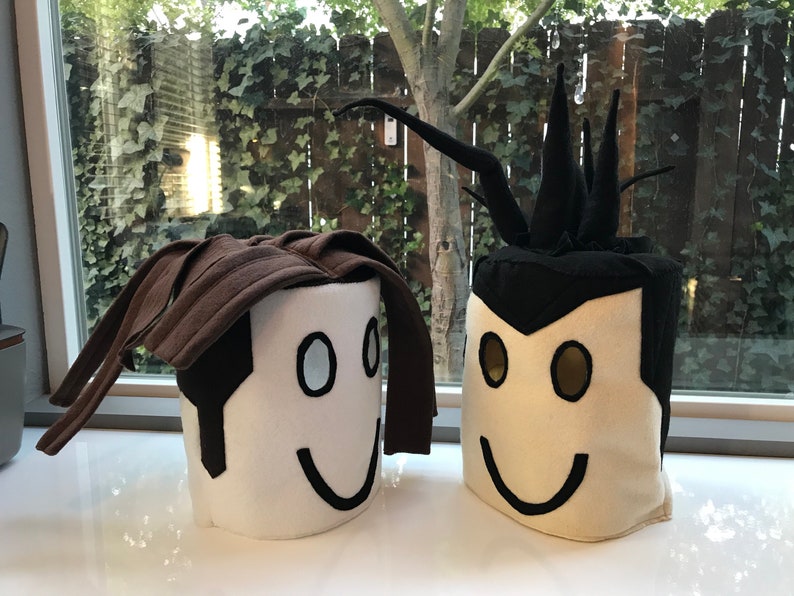 Roblox Head Mask Costume for Kids Ages 4 CUSTOM Mouth/ Skin/ - Etsy