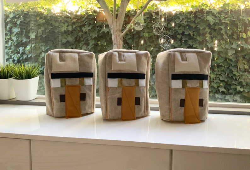 Minecraft Villager Head/ Mask made to Order - Etsy Singapore