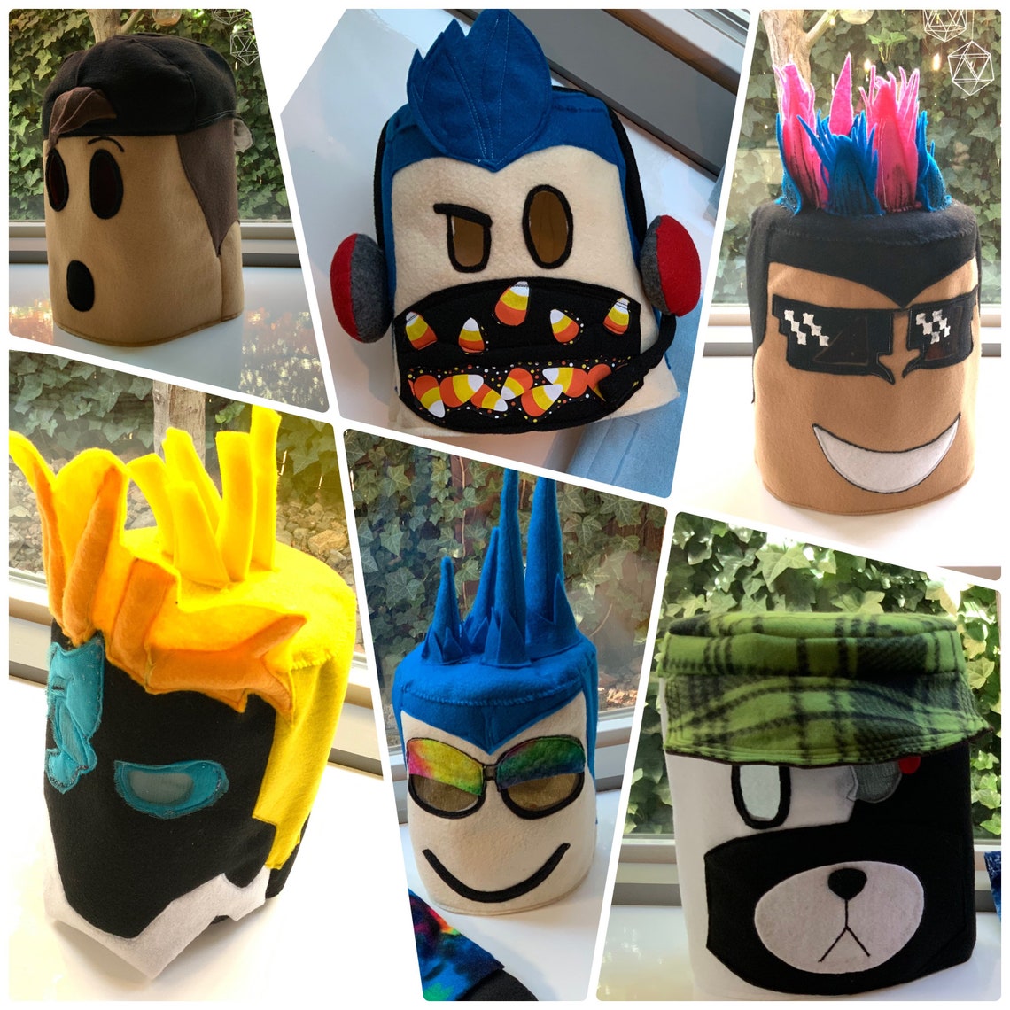 Roblox Head Mask Costume CUSTOM Look Made to Look Just Like - Etsy