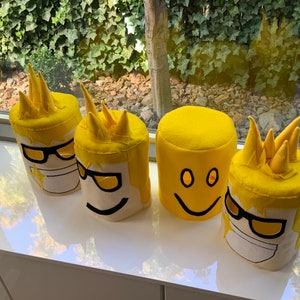 Roblox head mask costume for kids ages 4 CUSTOM mouth/ skin/ | Etsy