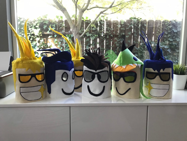Roblox Head Mask Costume CUSTOM Look Made to Look Just Like - Etsy