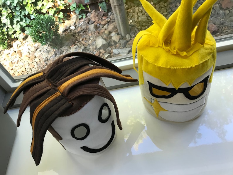 Roblox Head Mask Costume for Kids Ages 4+ CUSTOM Mouth/ Skin/ Hair ...