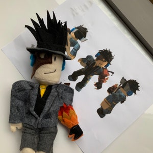 Custom Roblox Mini Plush Toy - Etsy