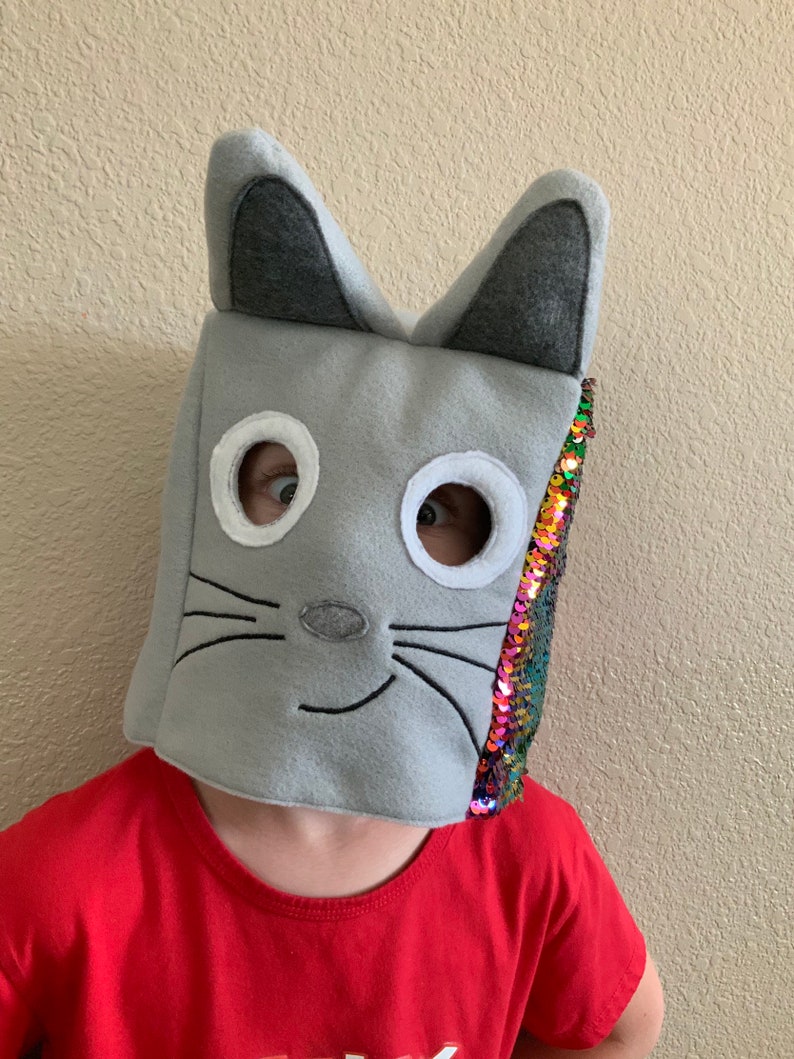 Custom Roblox Pet Simulator mask cat or Rainbow cat without | Etsy