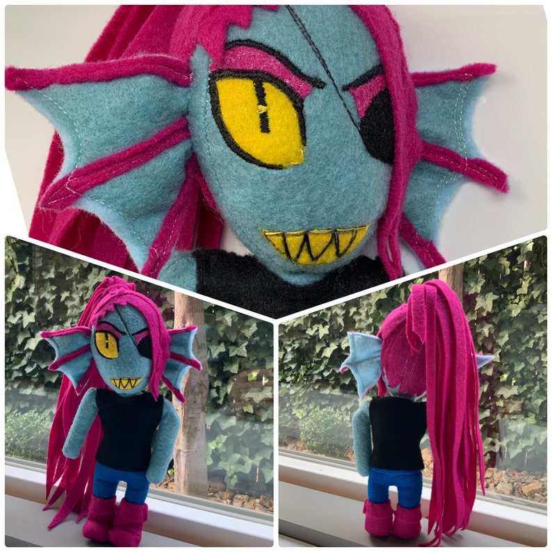 Undyne Undertale Custom Plush - Etsy