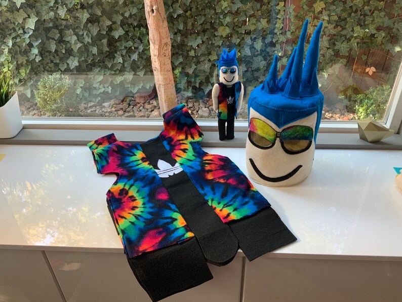 Custom Roblox FULL Costume With Matching Mini Plush Toy BEST - Etsy