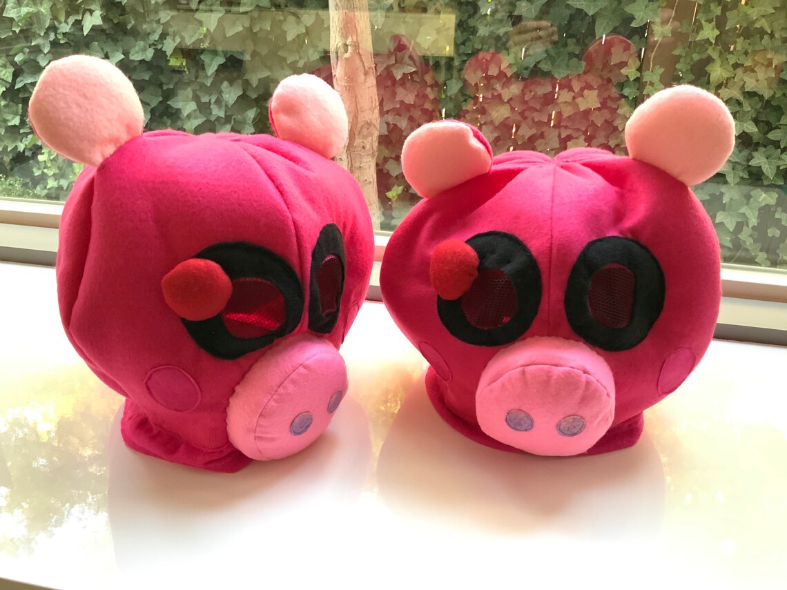 Roblox Piggy head mask custom made to order | Etsy