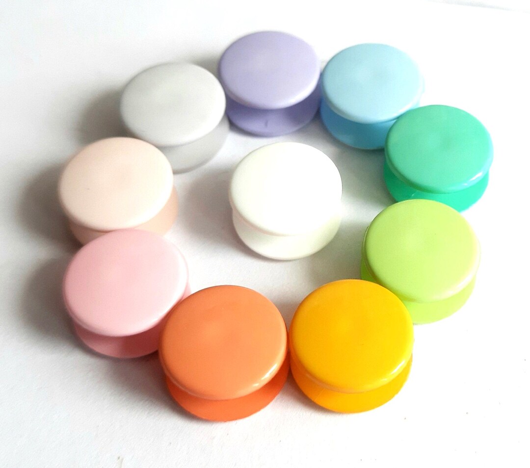 12pcs (0.25euro/piece) H Shape Laundry Buttons White or Colored High ...