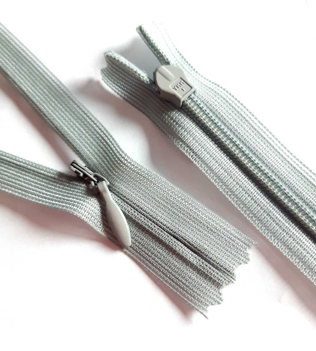 SILVER GREY LIGHT Seam-concealed Nylon Size 3 Indivisible Vintage ...