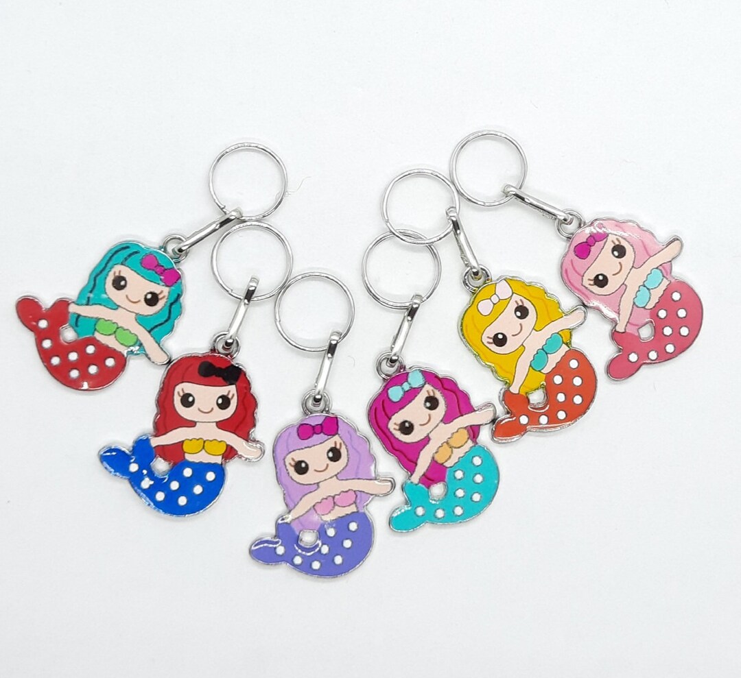 Colorful NIXE / MERMAID Charm Jewelry Zipper Key Shoe Bag Cell Phone ...