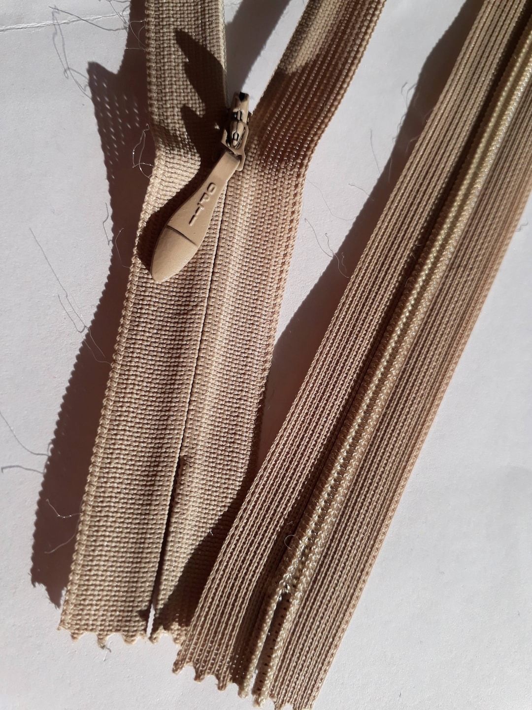 CHAMPIGNON Concealed Nylon Indivisible 20 Cm Vintage Zipper Size 3 866 ...