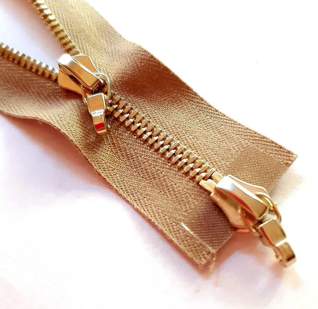 HASSELNUT M4 Vintage Zipper Metal Teeth 2-way Divisible riri - Etsy