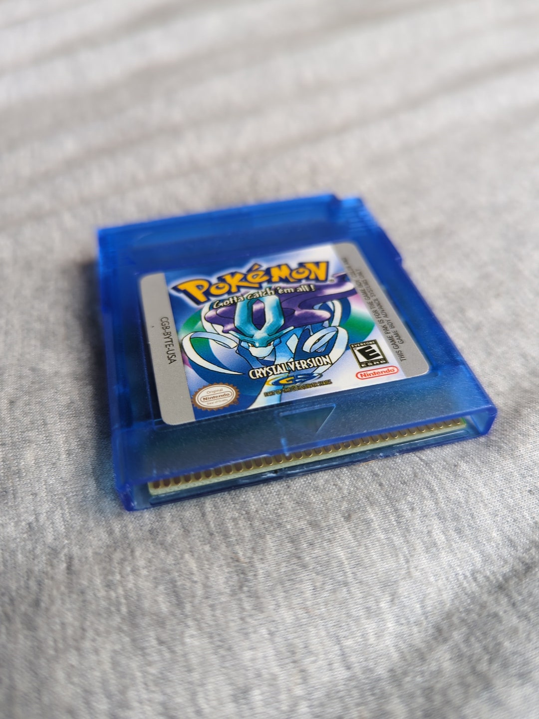 Pokemon Crystal Gameboy Game Boy Color Advanced GBC GBA Crystal English ...
