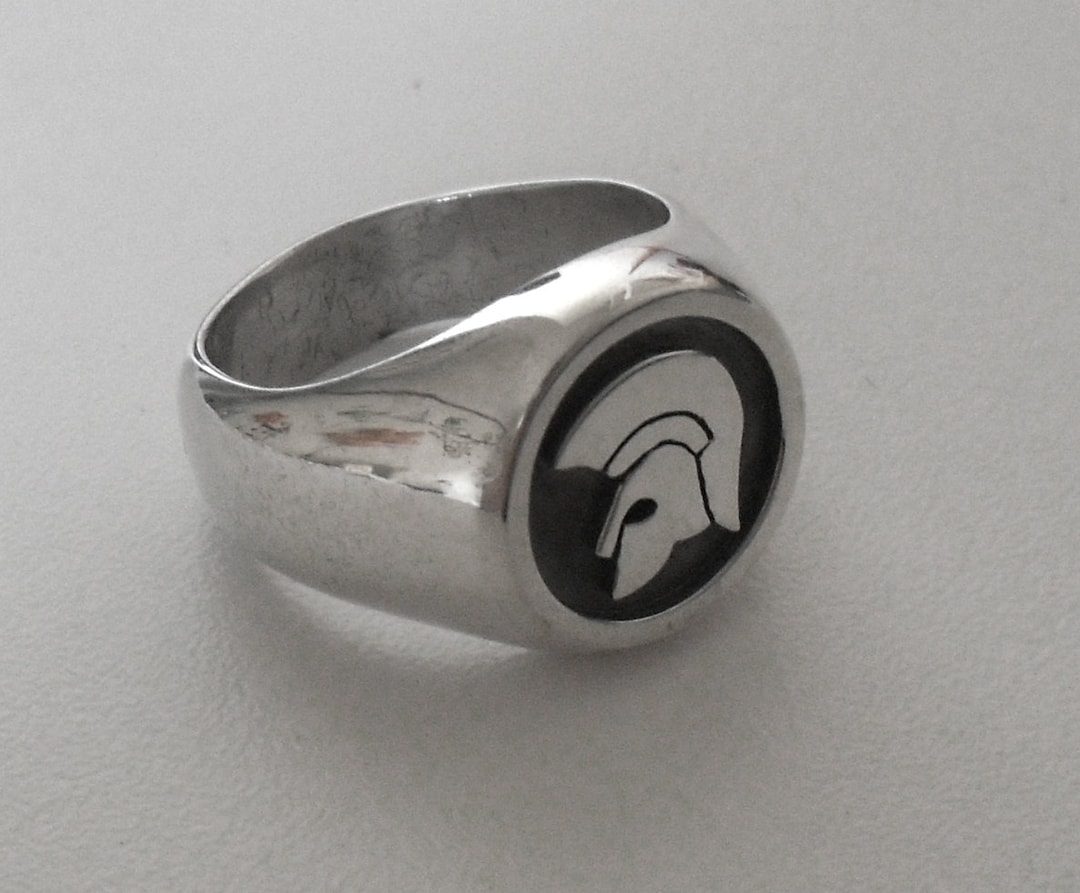 Trojan Records Ring Pendant Pin Silver Reggae Music Label - Etsy