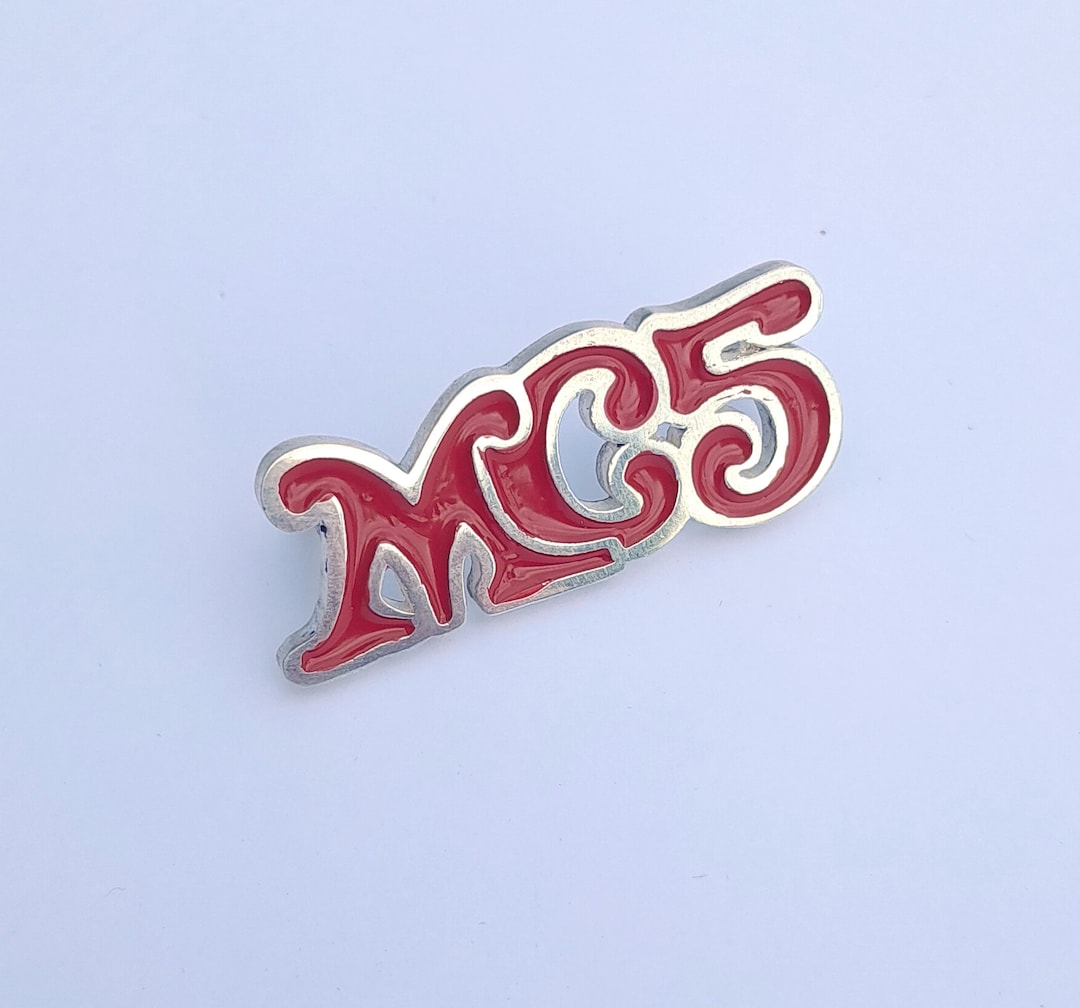 MC5 Silver Pin Rock and Roll Detroit Garage Punk - Etsy