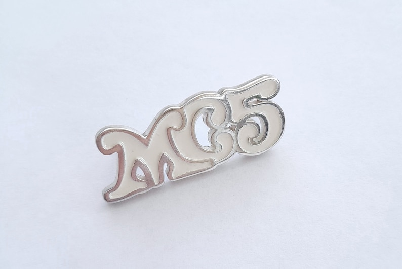 MC5 Silver Pin Rock and Roll Detroit Garage Punk - Etsy