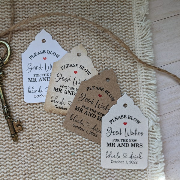 Wedding Bubble Tags - Etsy