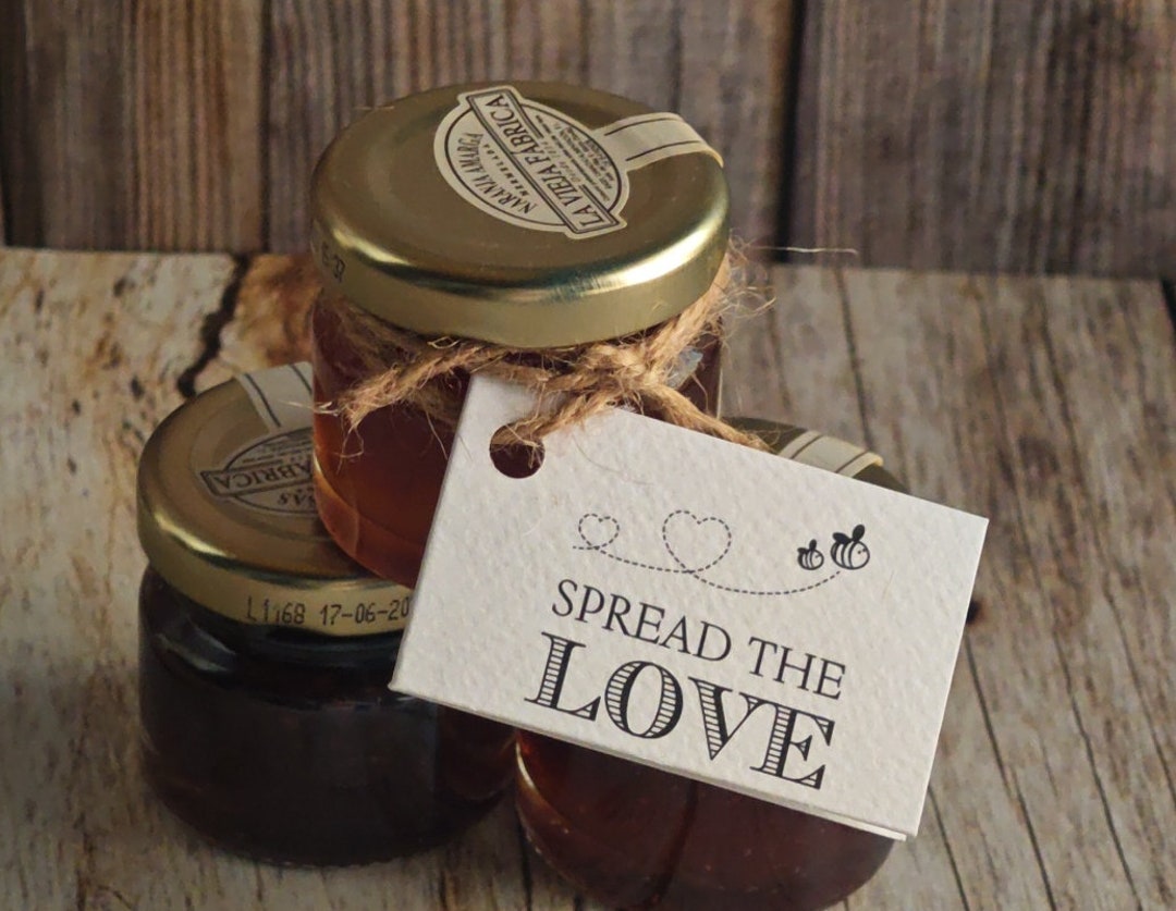 Personalized Spread the Love Double-sided Tags, Custom Jam Jar Labels ...