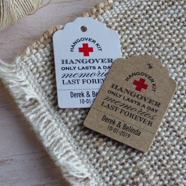 Wedding Hangover Kit - Etsy