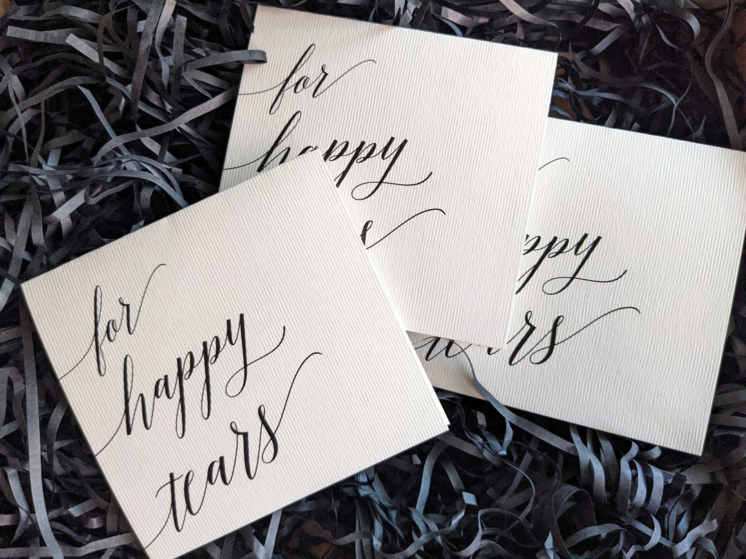 Personalized Tears of Joy Tissue Packs, for Happy Tears Design ...