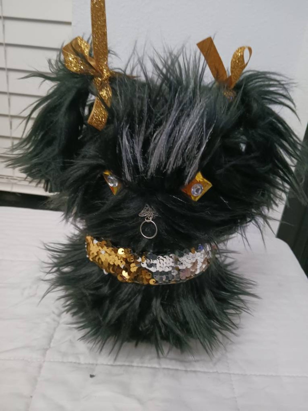 Black Furry Pet Bank Adorable and Practical Savings Solution - Etsy