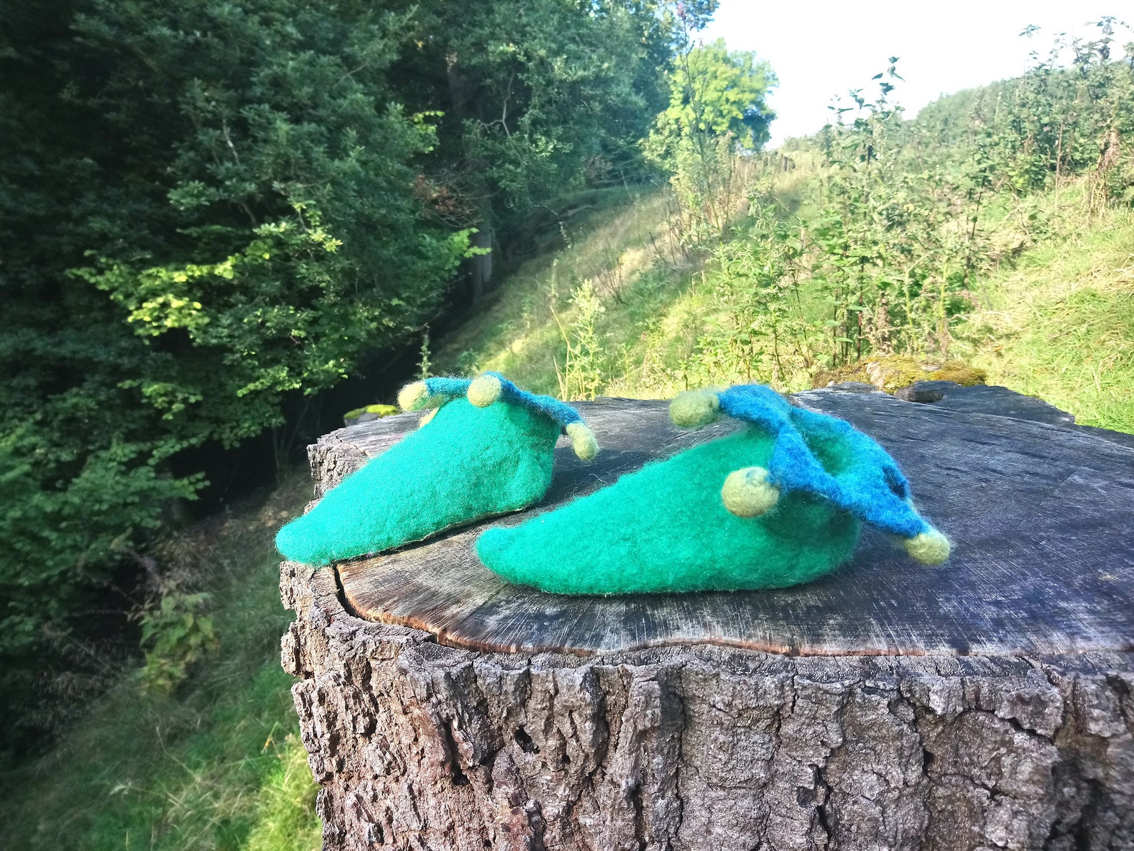 Green Pixie Slippers Women's Sizes - Etsy