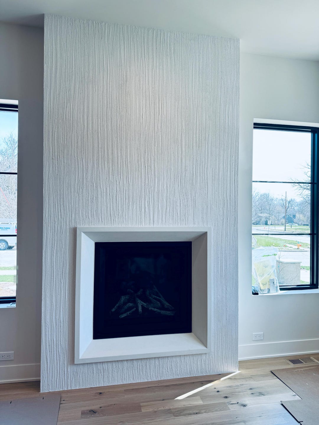 DIY Fireplace Makeover: Combed Granite Texture Tutorial - Etsy