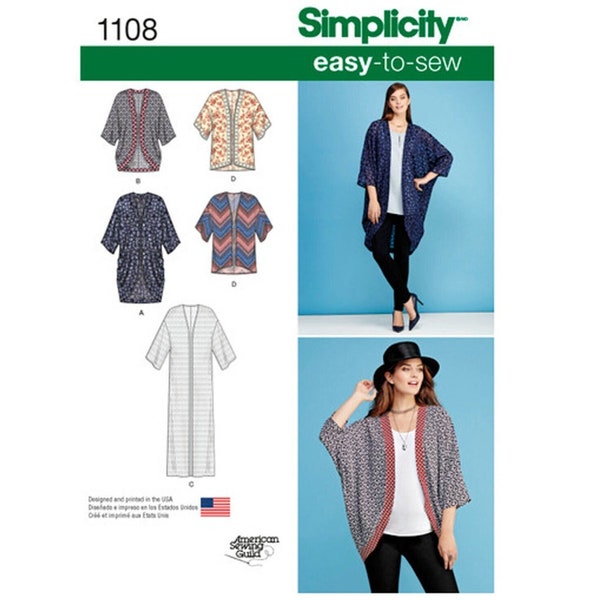 Kimono Jacket Pattern - Etsy