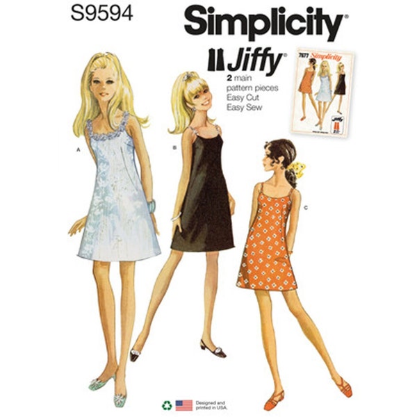 Easy Simplicity Dress Pattern - Etsy