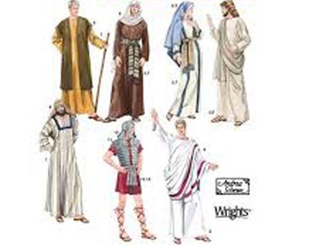 Sewing Pattern for Adult Costumes, Biblical Costume, Nativity Costume ...