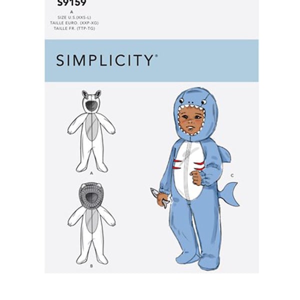 Shark Costume Sewing Pattern - Etsy