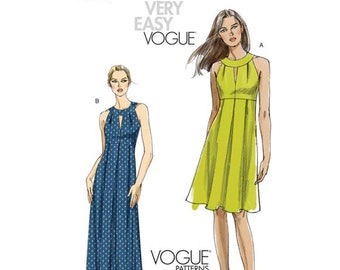Vogue 1102 / V1102 Easy Sewing Pattern for Womens Back-bow Evening ...