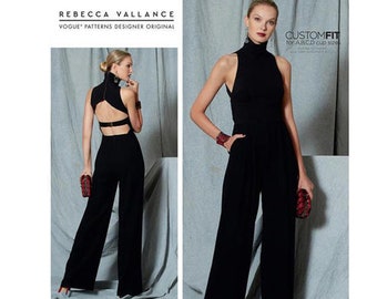 Vogue 1102 / V1102 Easy Sewing Pattern for Womens Back-bow Evening ...