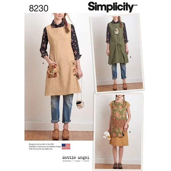 Apron Dress Pattern - Etsy