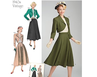 Butterick B4790 / B4790 Very Easy Retro 1952 Sewing Pattern for Womens ...